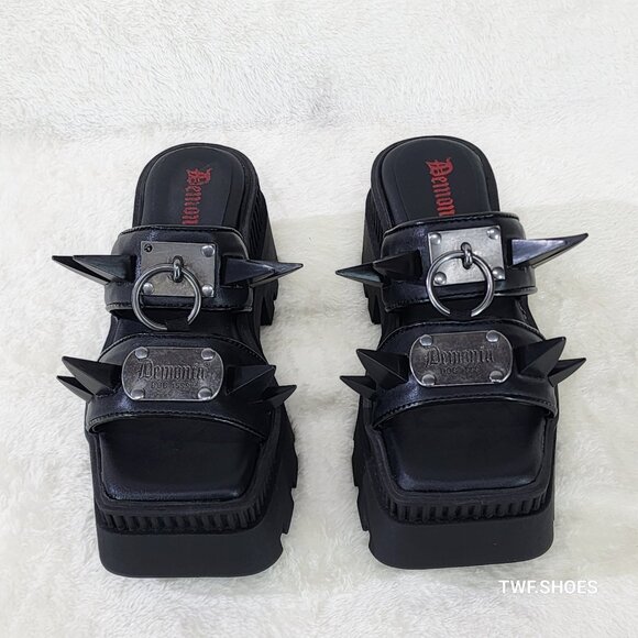 Demonia | Shoes | Wrath Claw Spiked Platform Goth Sandals Demonia ...